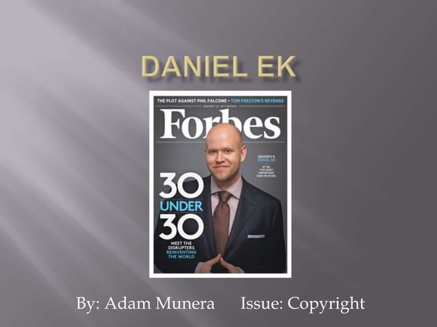 Daniel ek | PPTX