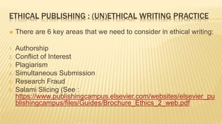Daniel Feerst - What is Ethical Publishing and unethical Publishing ...