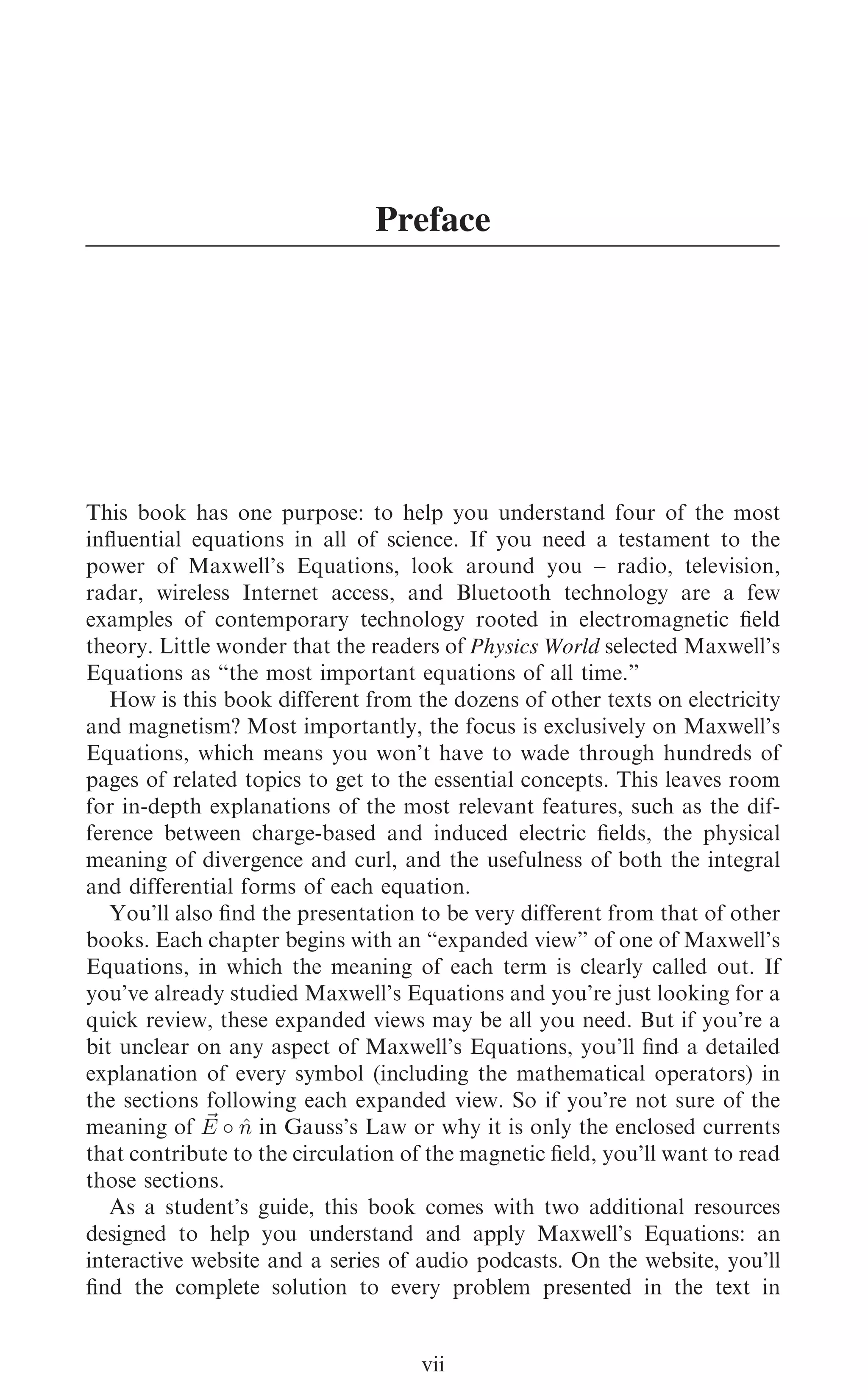 Daniel fleisch a student's guide to maxwell's equations-cambridge ...
