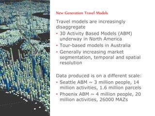 Visual Analytics for Large Scale Travel Models | PPTX | Graphics ...