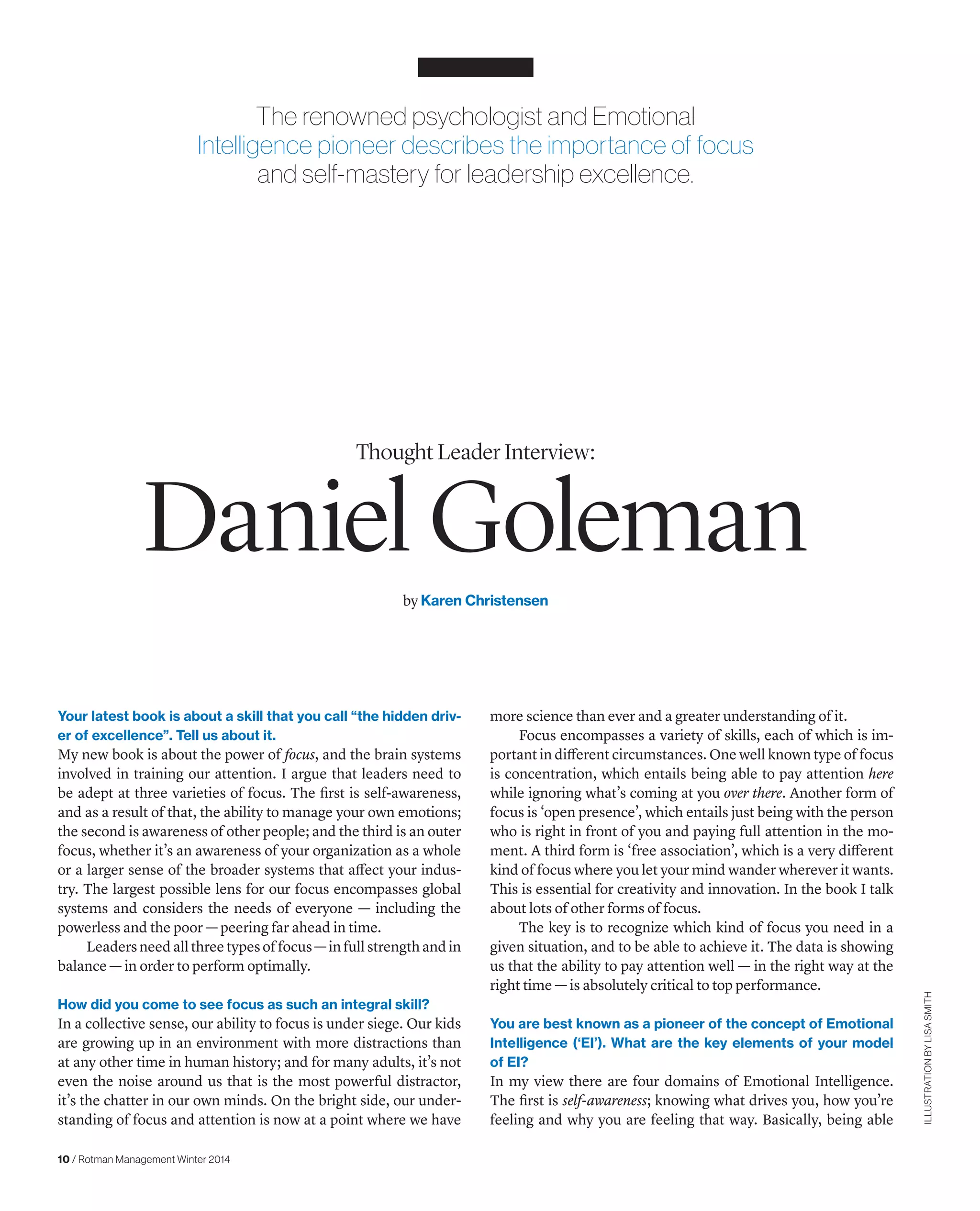 Daniel goleman | PDF