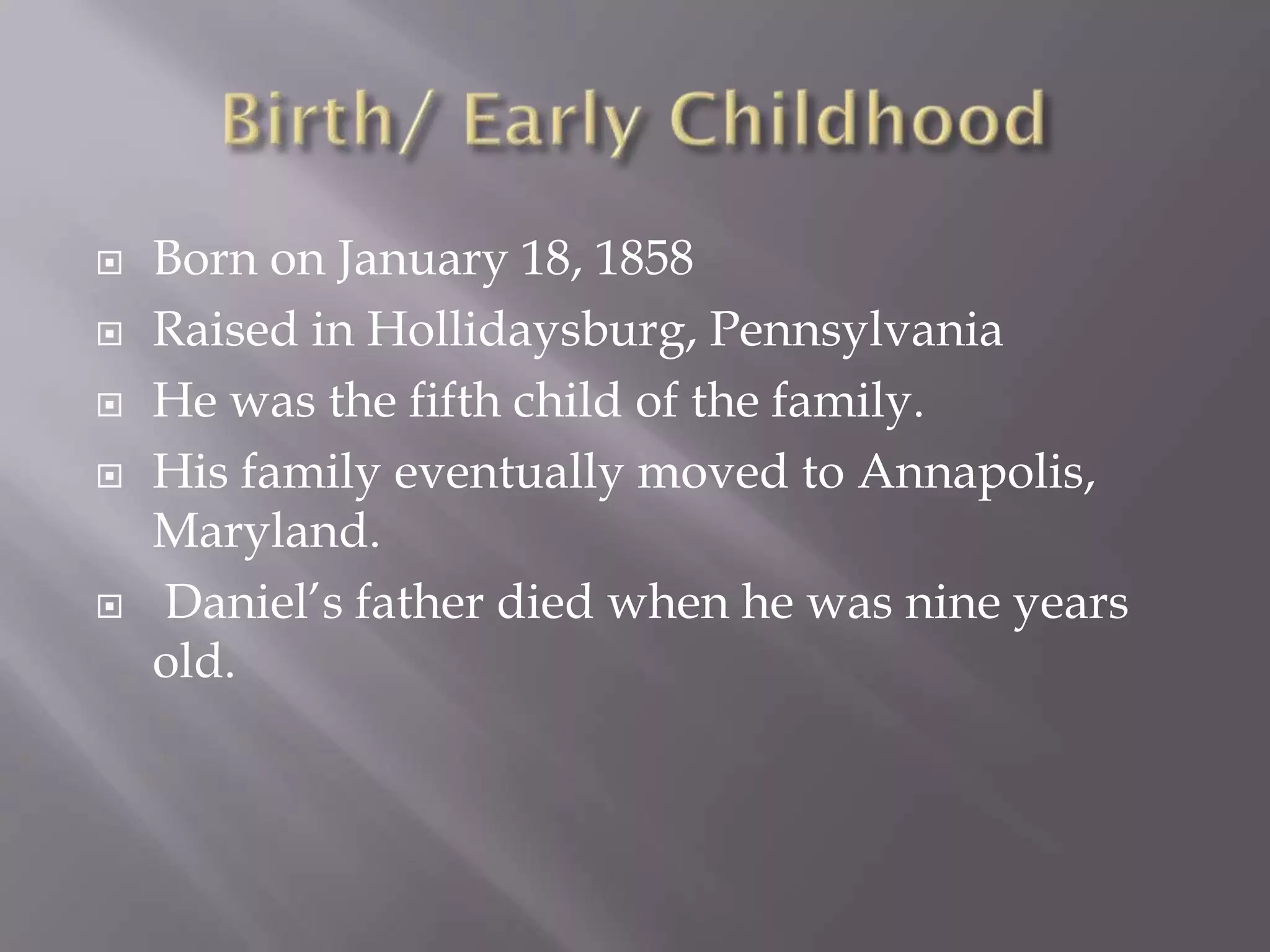 Daniel hale williams | PPTX