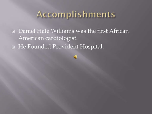 Daniel hale williams | PPTX