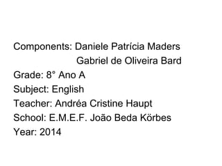 Danieli e gabriel washington | PPT