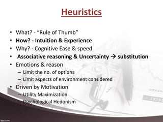 Daniel kanheman Thinking Fast and Slow | PPTX