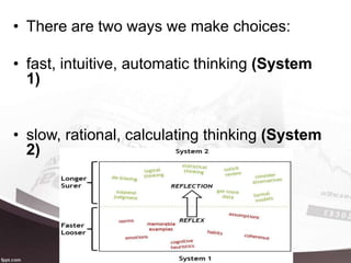 Daniel kanheman Thinking Fast and Slow | PPTX