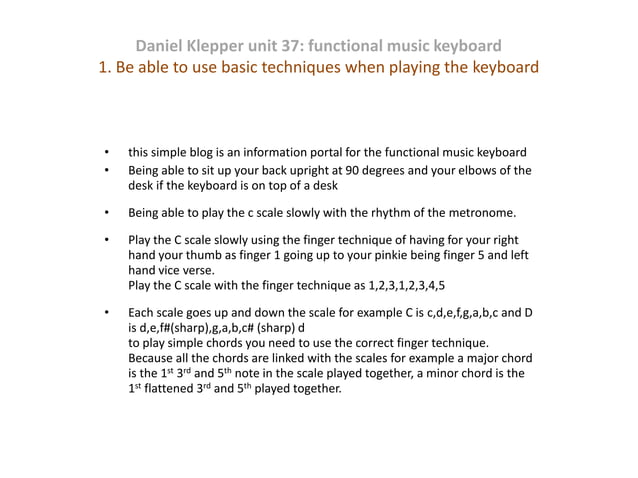 unit 37 functional music keyboard | PPT