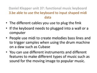 unit 37 functional music keyboard | PPT