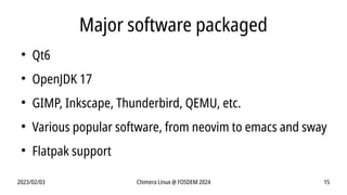 2023 in Chimera Linux | PPT