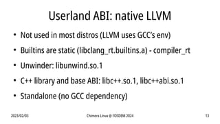 Building a Linux distro with LLVM | PDF