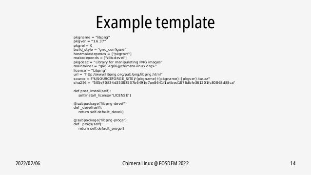 Chimera Linux: A BSD/LLVM distro from scratch | PDF
