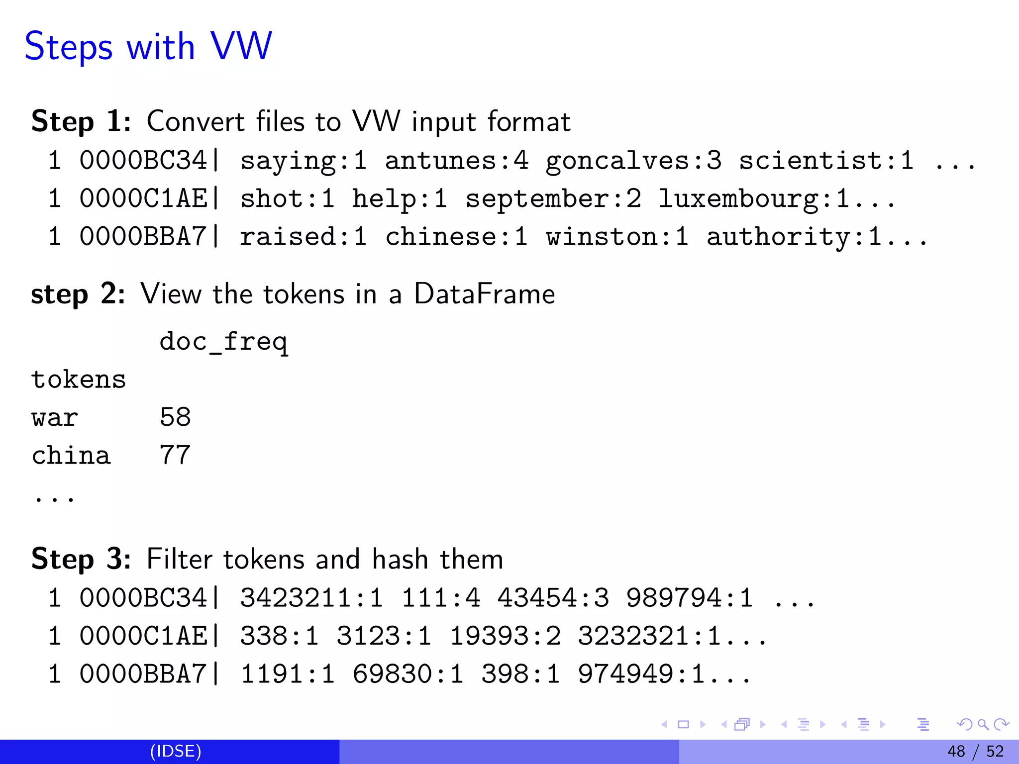 Daniel Krasner - High Performance Text Processing with Rosetta | PPT