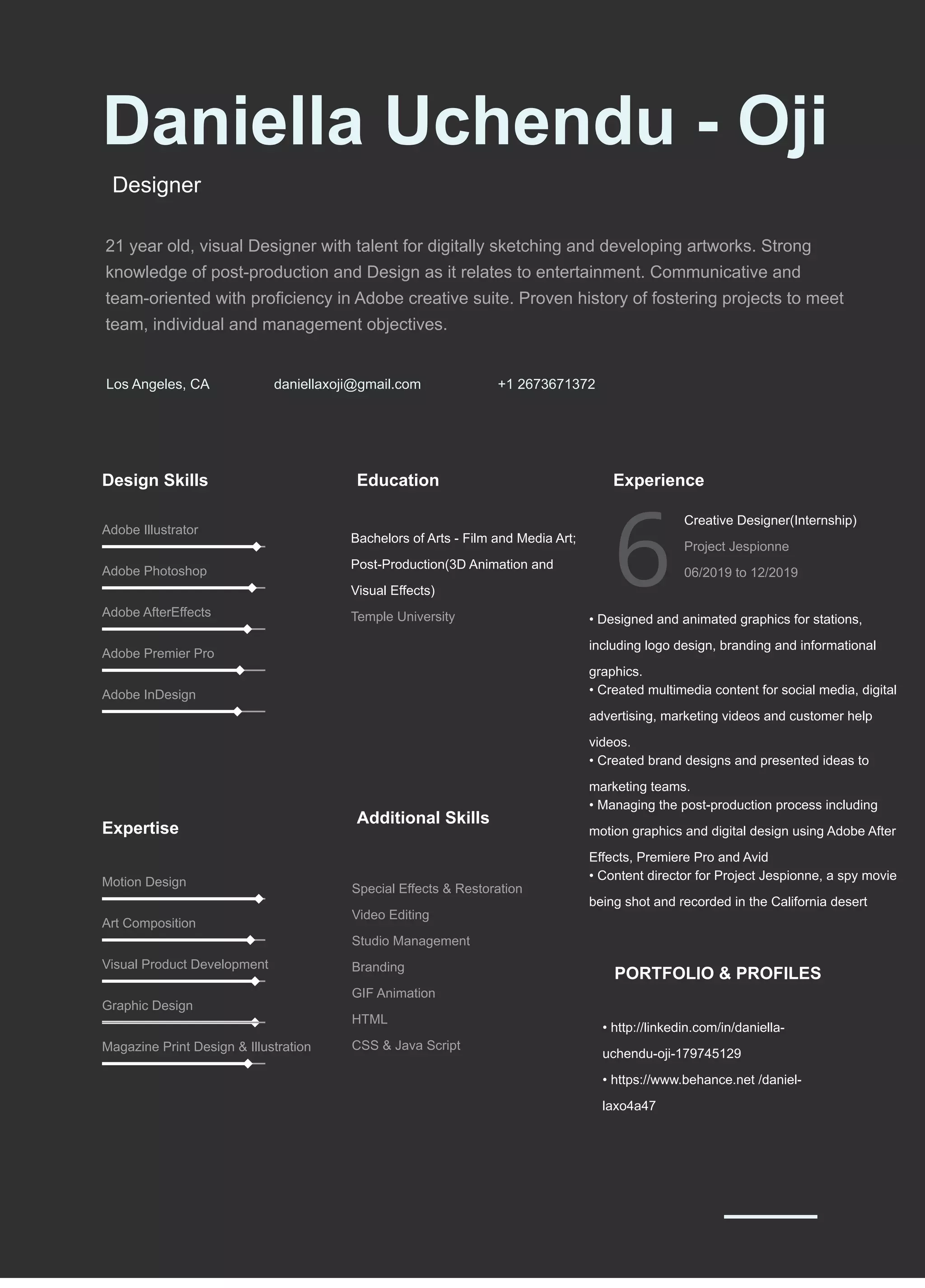 Daniella Uche-Oji_Resume | PDF