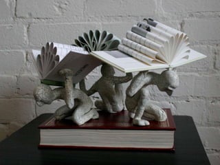 Contemplating Justice (Daniel Lai Kenjio, Book sculptures) | PPTX