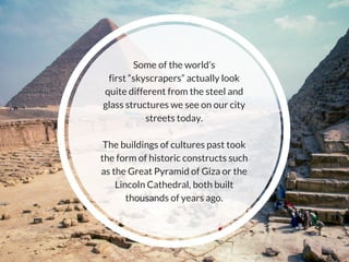 The History of Skyscraper Design | PDF | Construction Industry | Industries