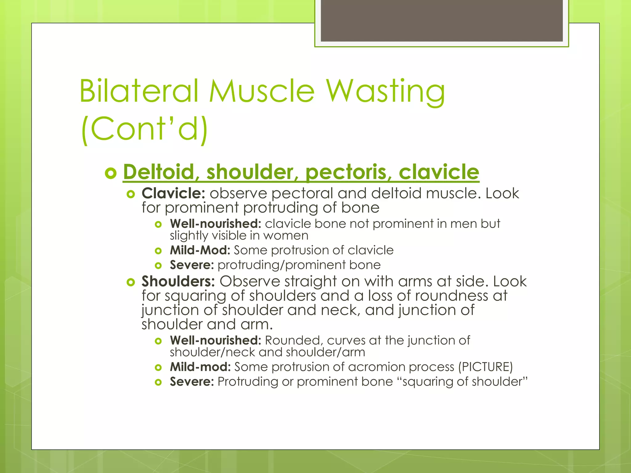 Nutrition Focused Physical Assessment | PPTX