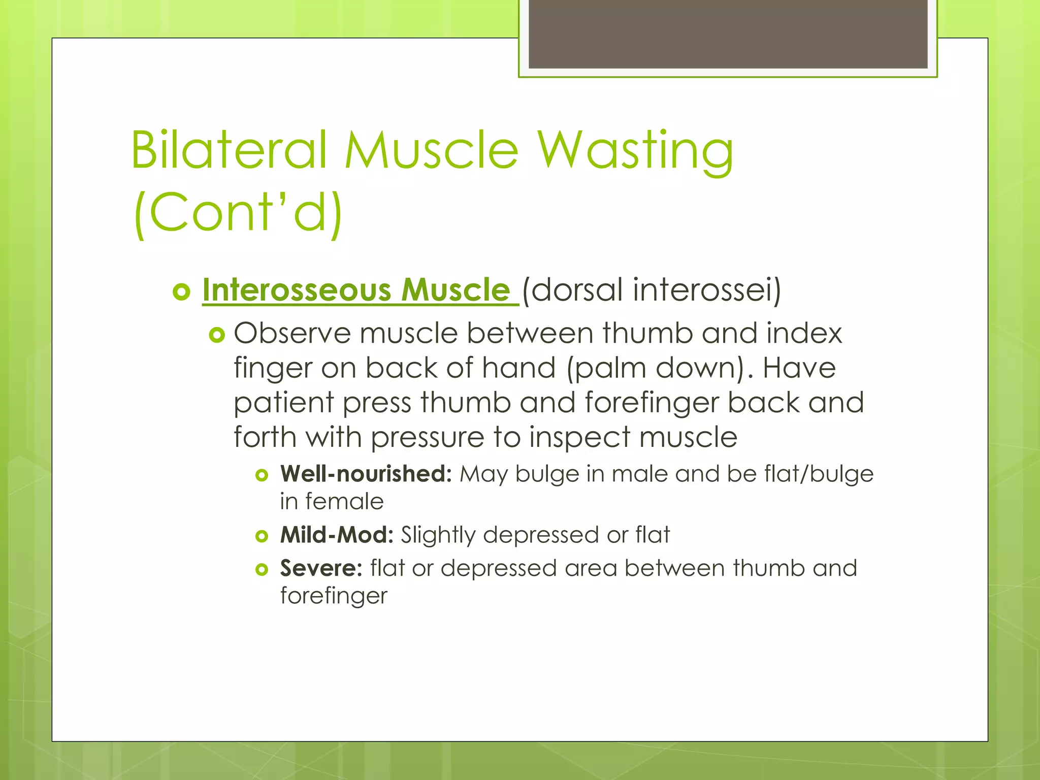 Nutrition Focused Physical Assessment | PPTX