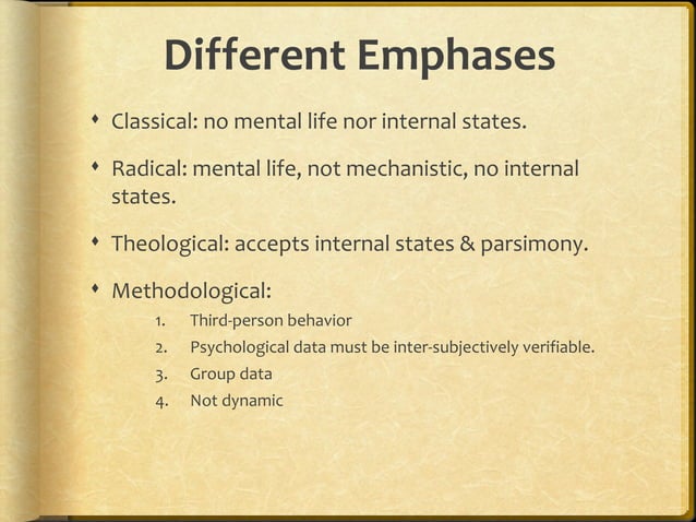 Danielle chen behaviorism | PPT