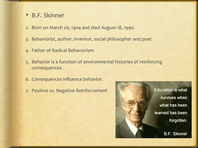 Danielle chen behaviorism | PPT