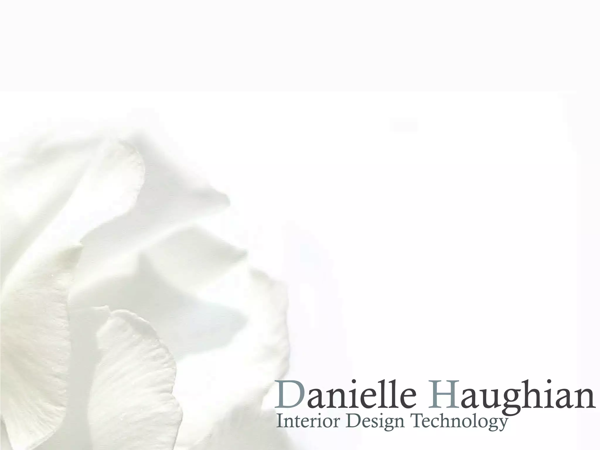 Danielle Haughian Interior Design Portfolio 2012 | PDF