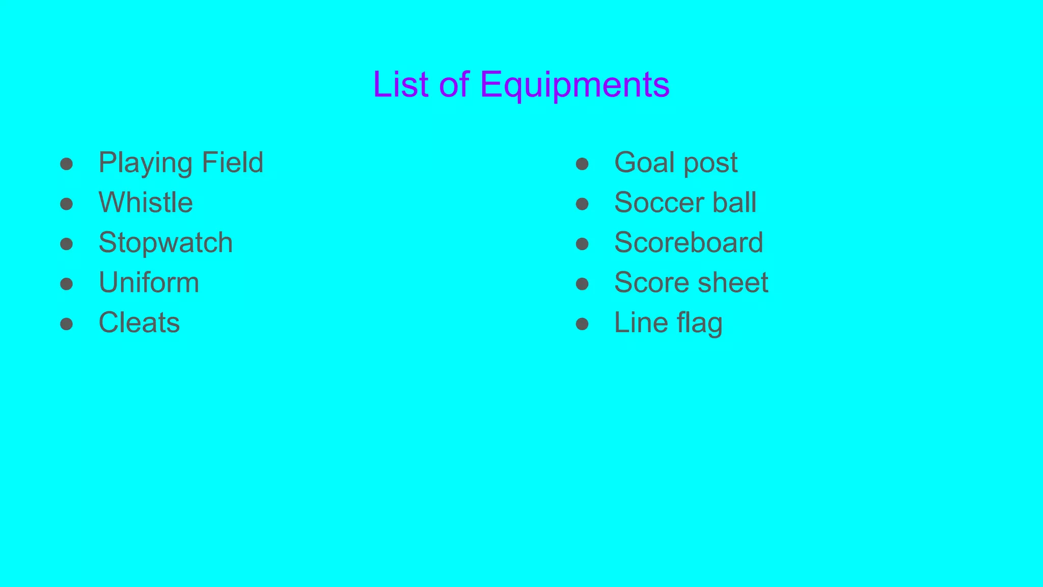 Soccer Equipment.pptx
