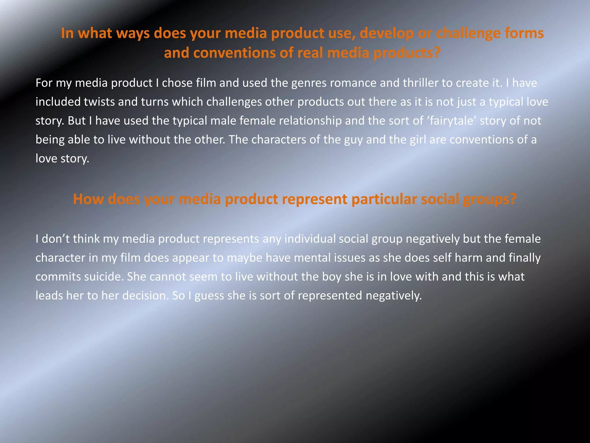 Danielle Noah AS media evaluation | PPTX