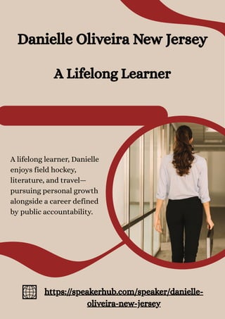 Danielle Oliveira New Jersey - A Lifelong Learner | PDF