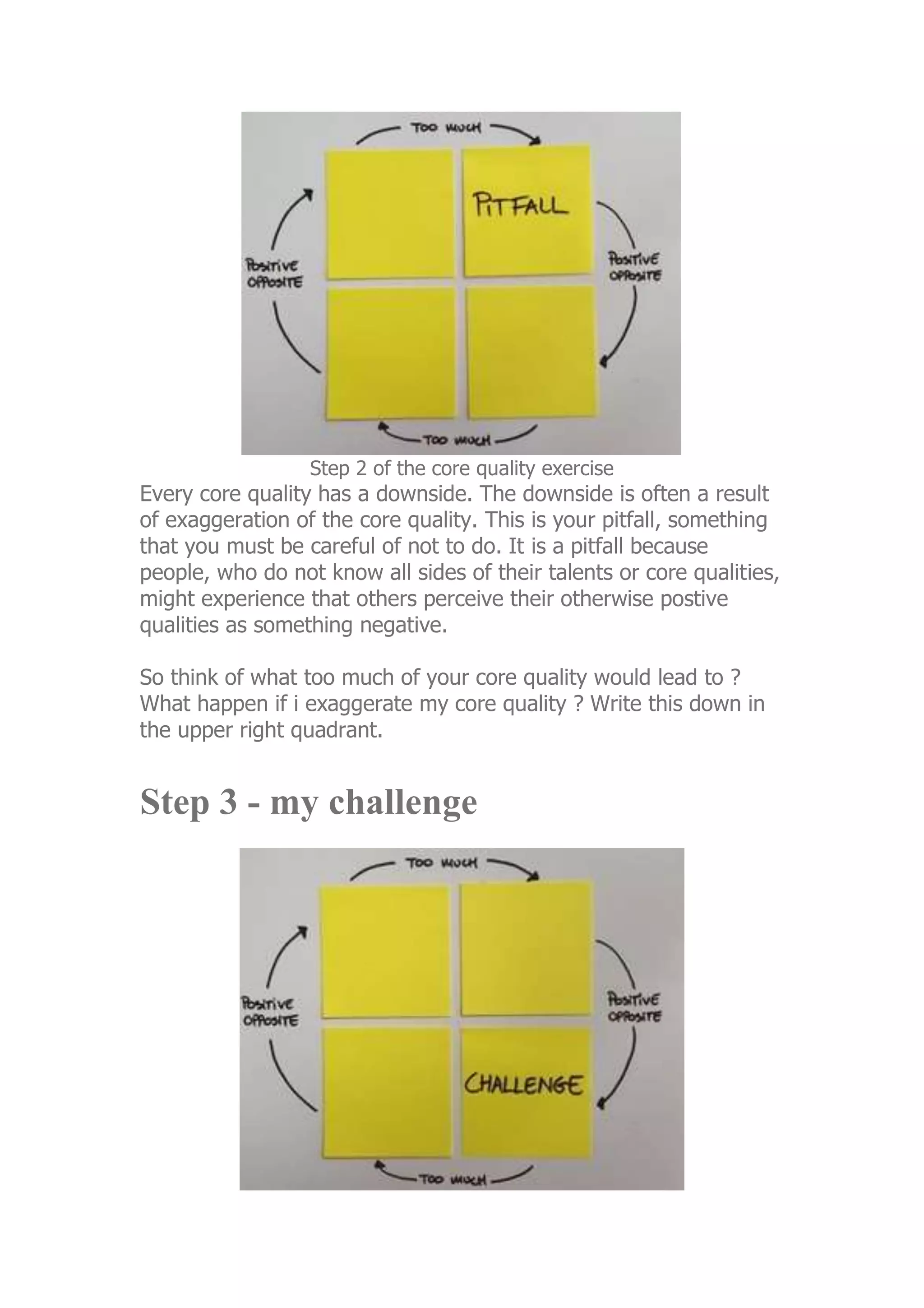 Discover your core qualities | PDF