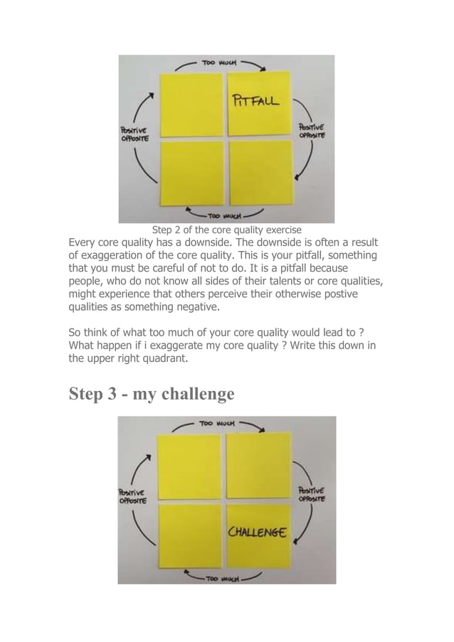 Discover your core qualities | PDF