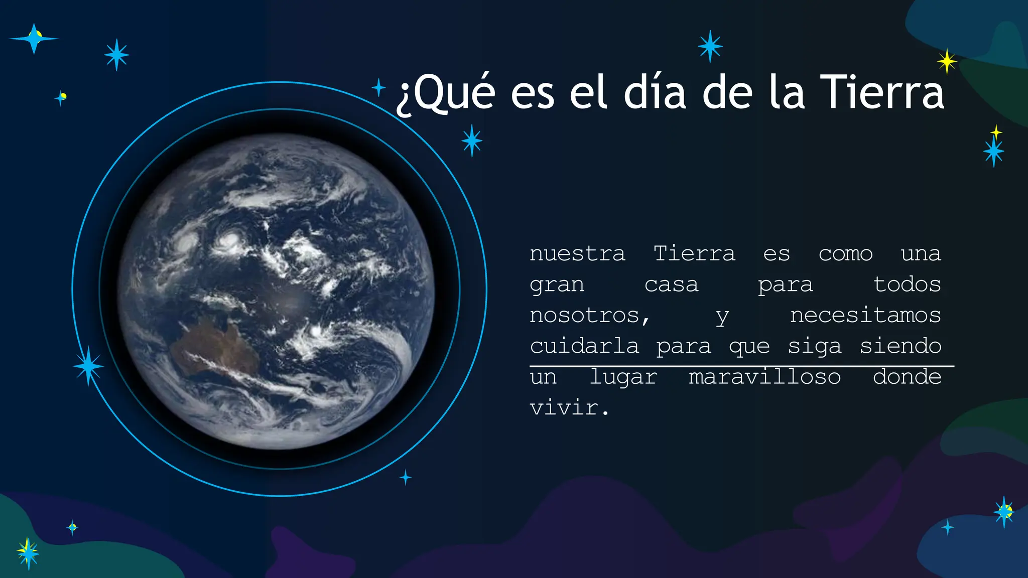 Día de la Tierra para niños pequeños.pptx