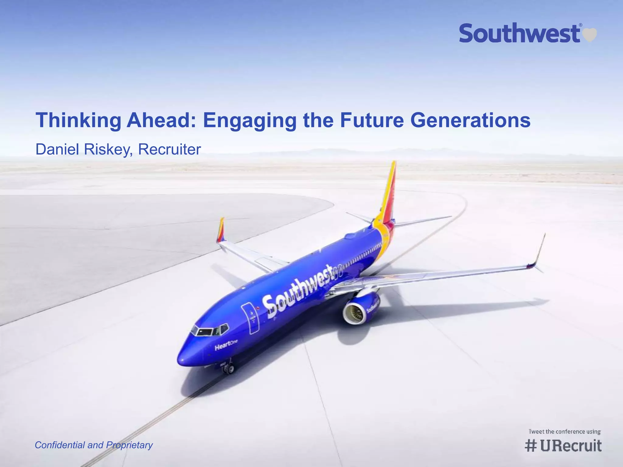 Daniel Riskey - Thinking Ahead: Engaging the Future Generations | PPT