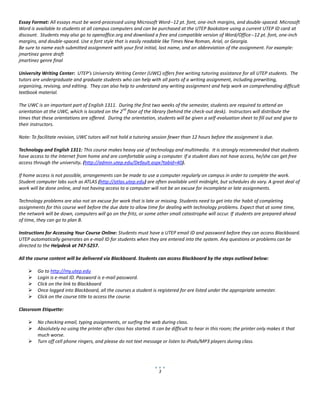 Syllabus - 1311 - Spring 2010 | PDF | Undergraduate Education | College ...