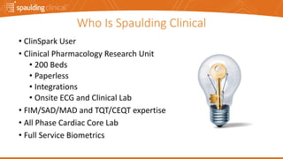 Choosing an eSource System, Daniel Selness, Spaulding Clinical Research ...