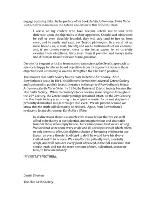Daniel shenton flat earth essay | PDF | Physics | Science