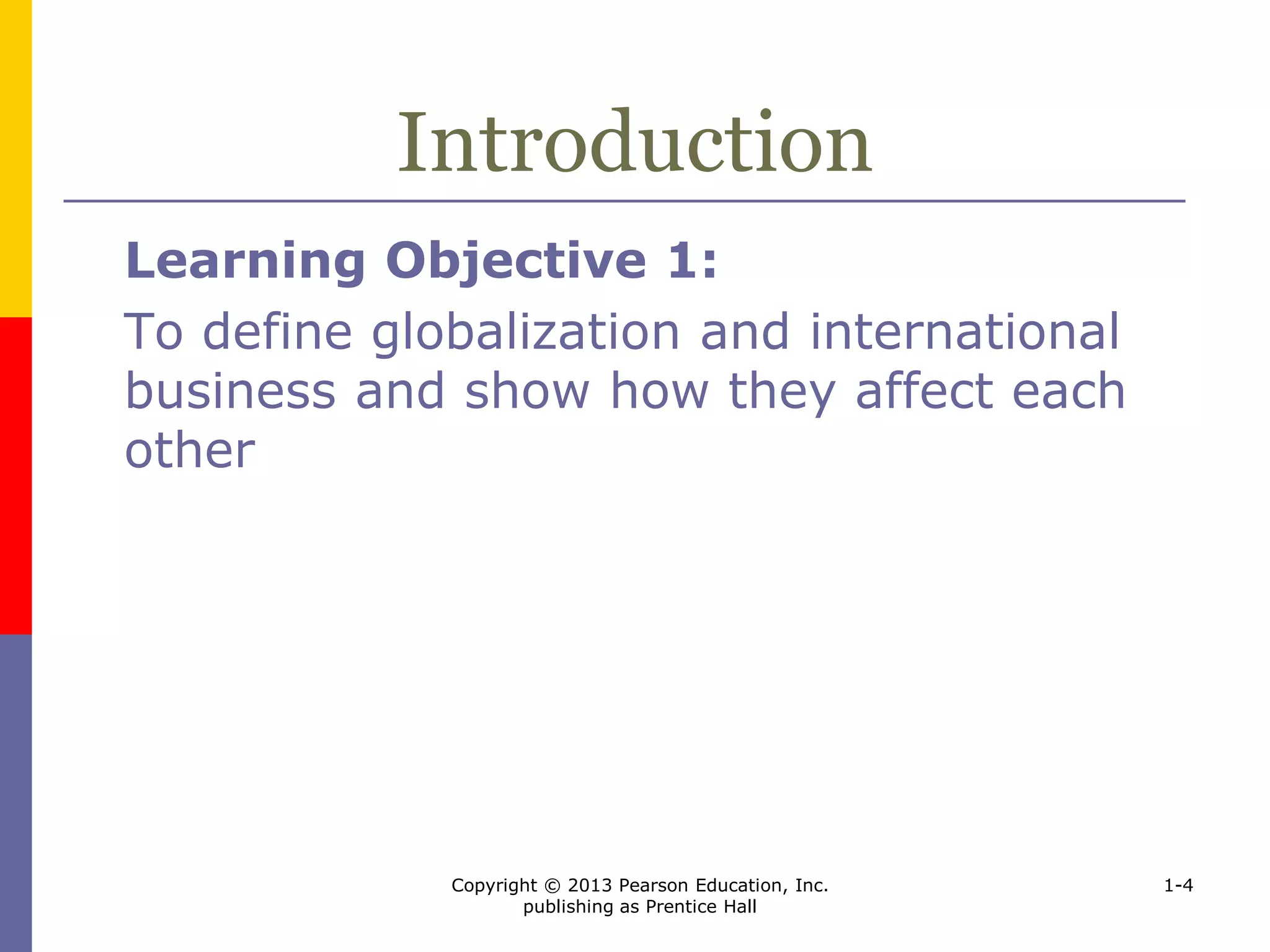 01 Globalization and International Business | PPTX