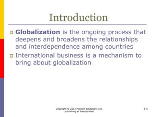 01 Globalization and International Business | PPTX