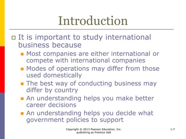 01 Globalization and International Business | PPTX