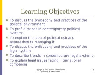 03 The Political and Legal Environments Facing Business | PPT