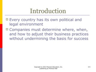 03 The Political and Legal Environments Facing Business | PPT