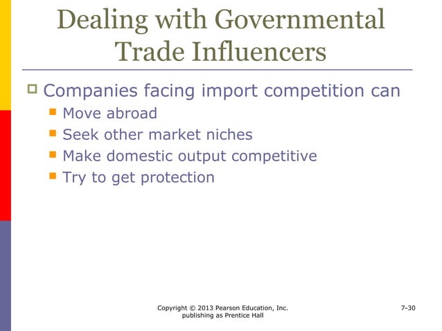 07 Governmental Influence on Trade | PPT
