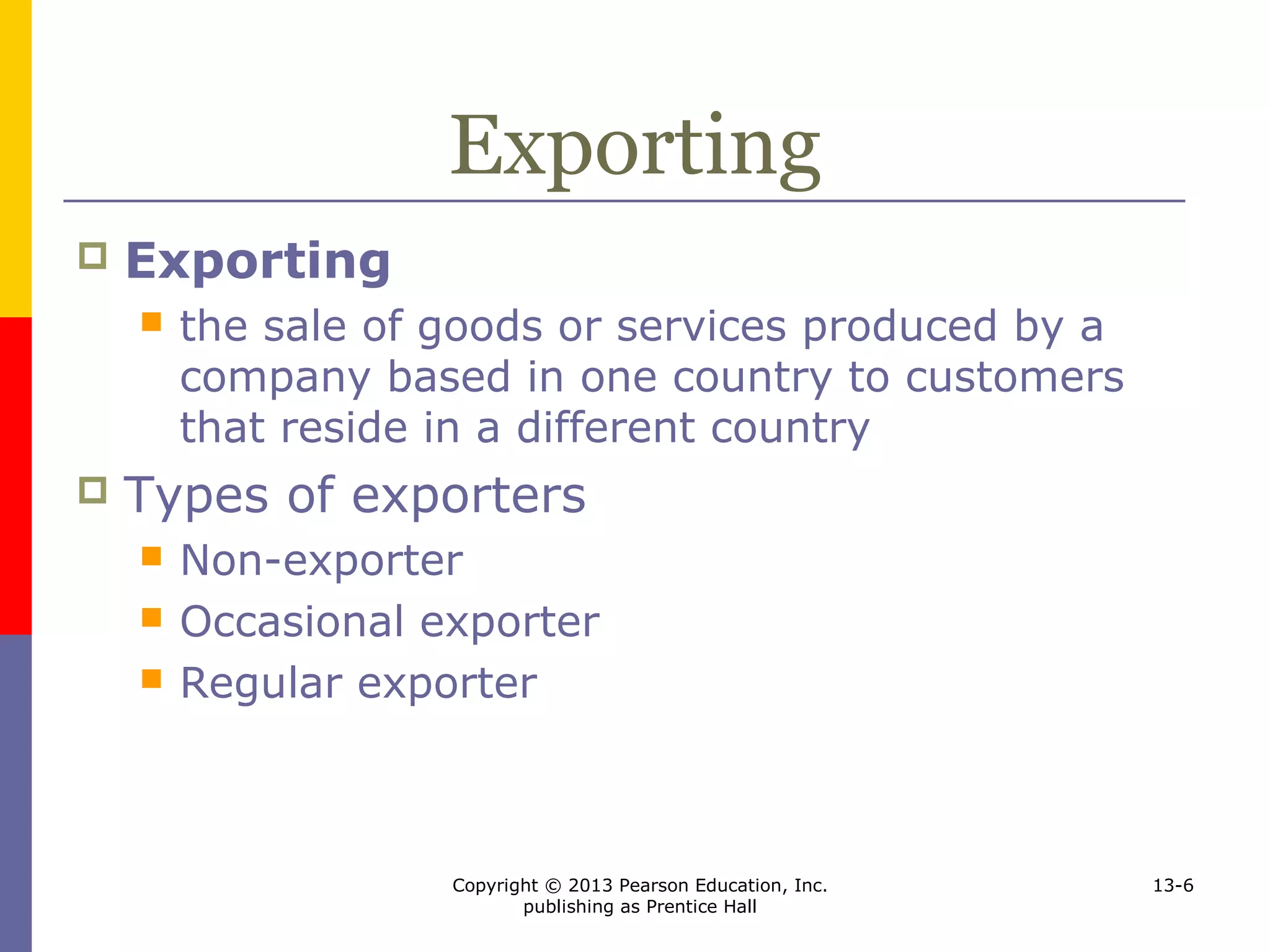 13 Export and Import | PPT
