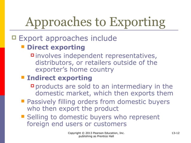 13 Export and Import | PPT