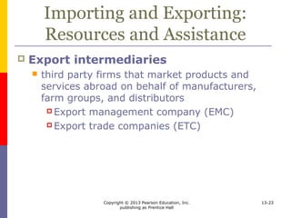 13 Export and Import | PPT