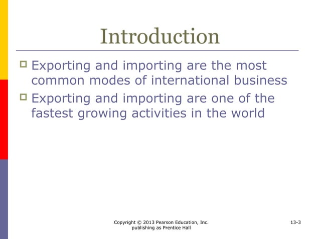 13 Export and Import | PPT