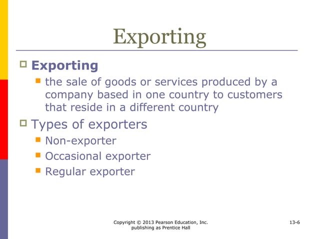 13 Export and Import | PPT