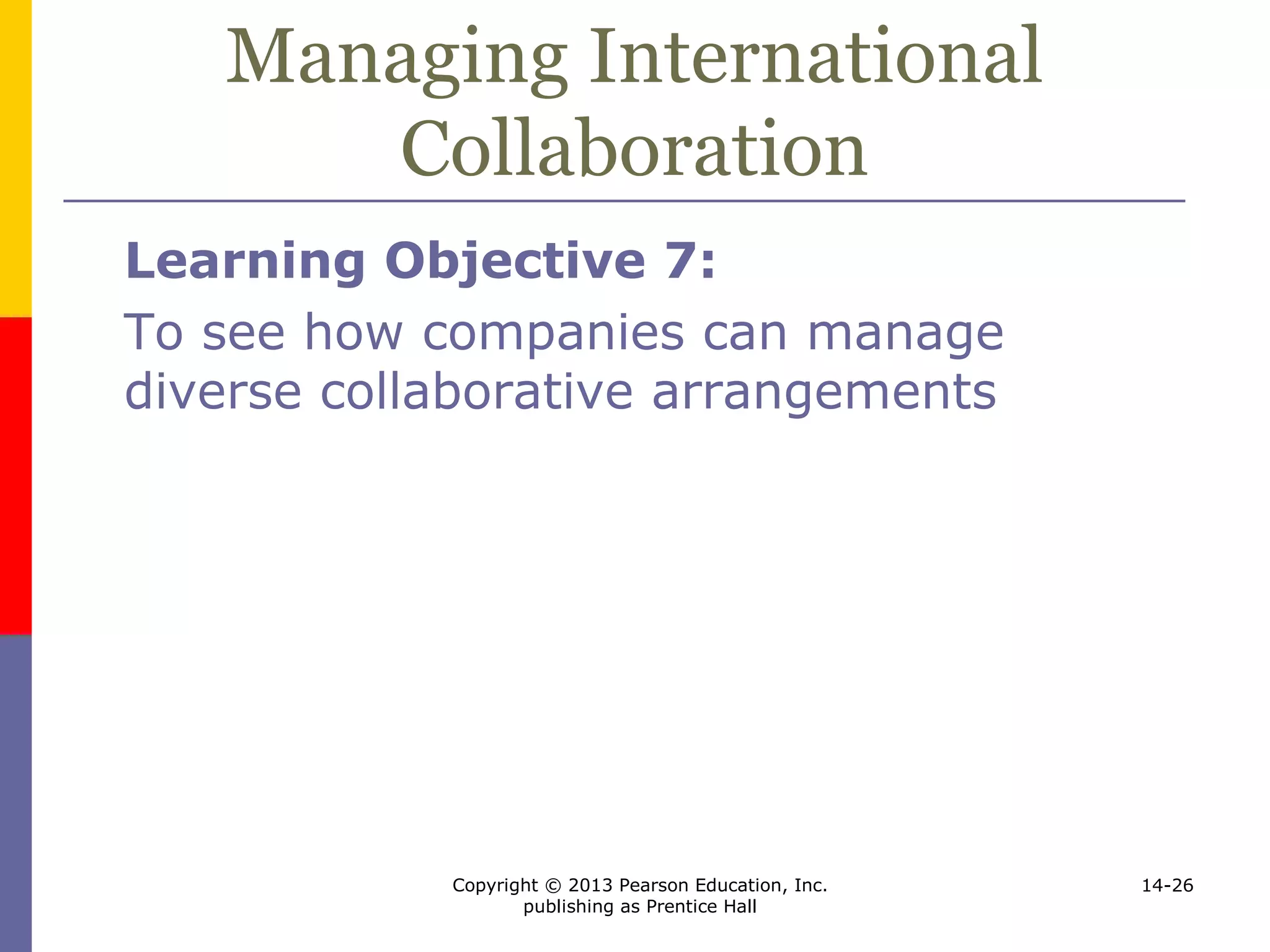 14 Direct Investment and Collaborative Strategies | PPT