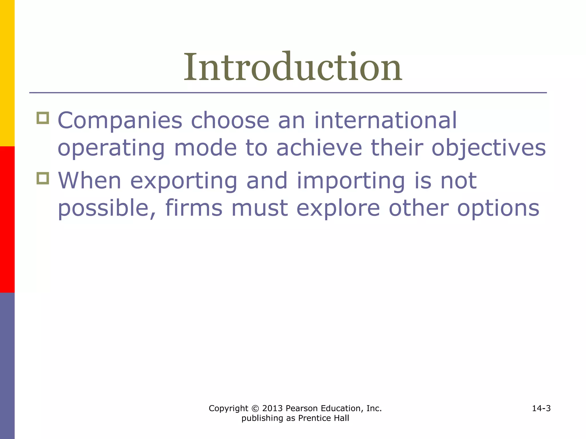 14 Direct Investment and Collaborative Strategies | PPT
