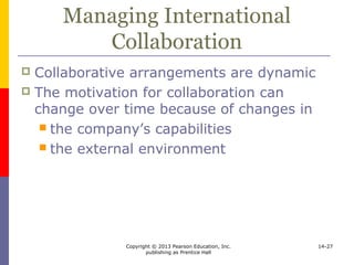 14 Direct Investment and Collaborative Strategies | PPT