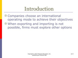 14 Direct Investment and Collaborative Strategies | PPT