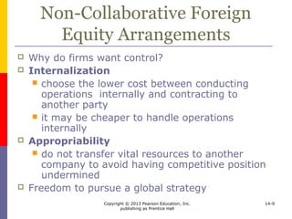 14 Direct Investment and Collaborative Strategies | PPT